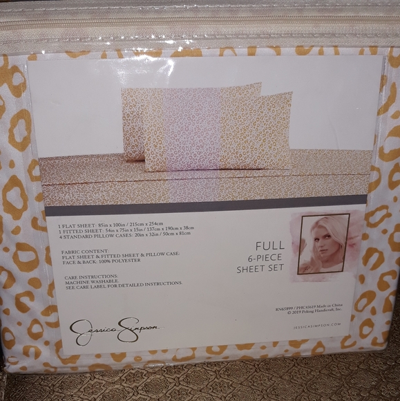 Bedding | Jessica Simpson Full 6 Pieces Sheet Set | Poshmark